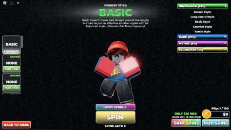 All fighting styles and moves list in Untitled Boxing Game | Pro Game ...