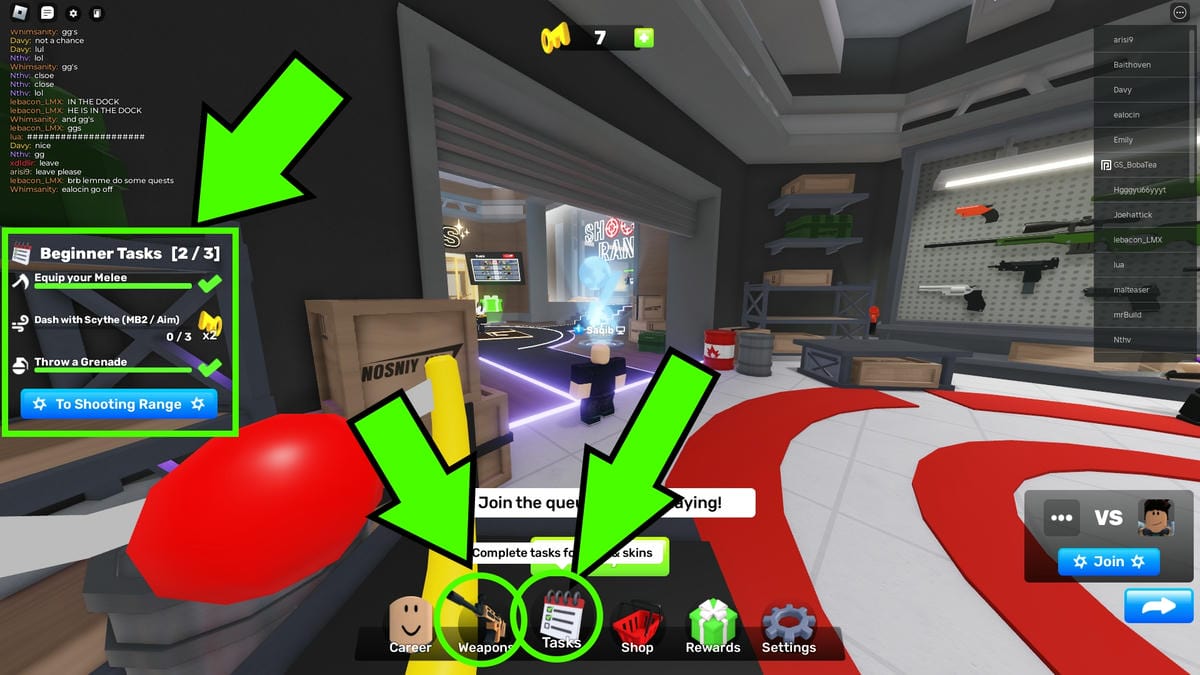 All Weapons And How To Get Them In Roblox Rivals Pro Game Guides