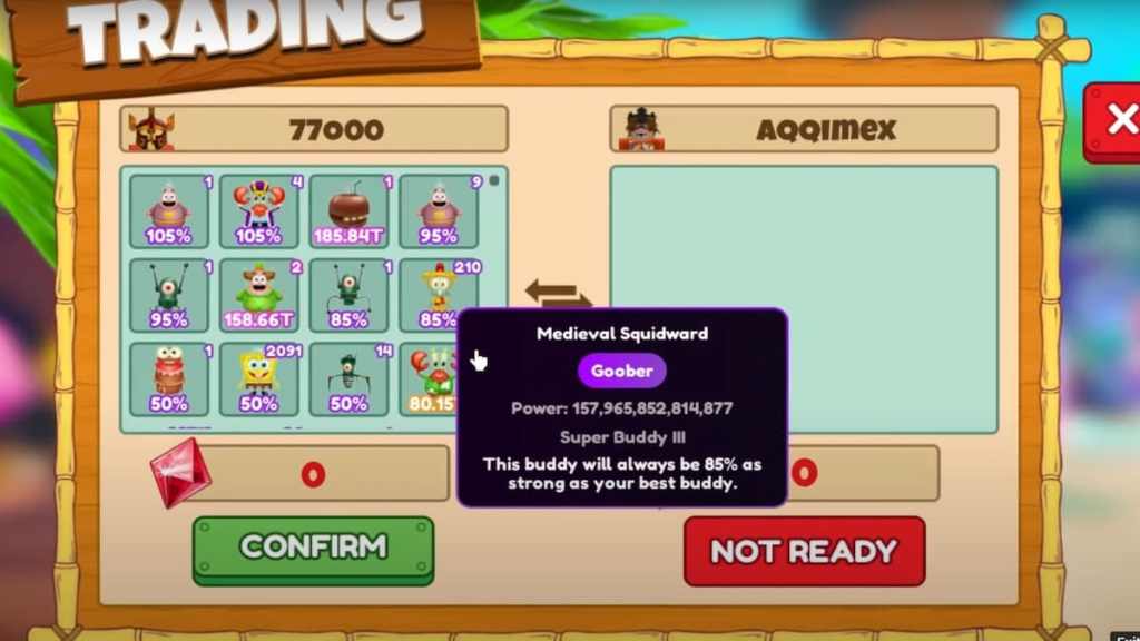 Spongebob Simulator Trading Value List - Roblox | Pro Game Guides