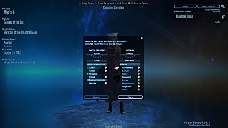Has Data Center Travel opened back up in FFXIV? | Pro Game Guides