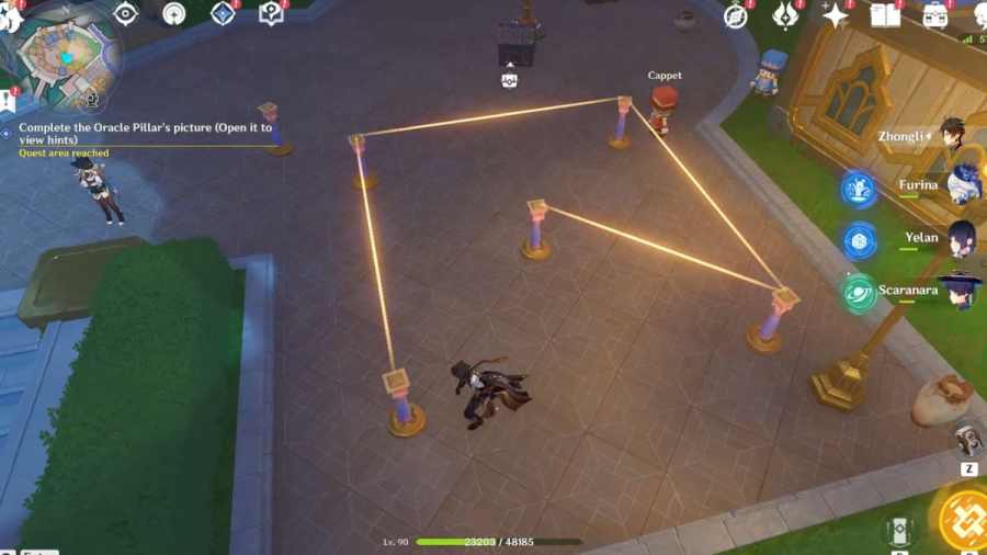 How to solve all Oracle Pillar picture puzzles in Genshin Impact ...