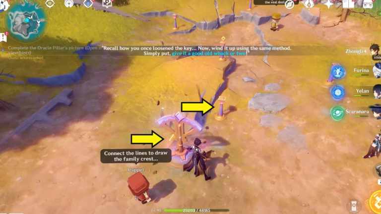 How to solve all Oracle Pillar picture puzzles in Genshin Impact ...