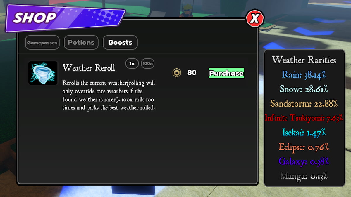 All Weather Events in Anime Card Battle – Roblox | Pro Game Guides