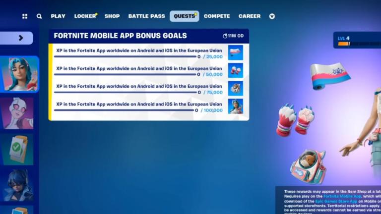 How to earn XP fast in the Fortnite app worldwide (Android, iOS) | Pro ...