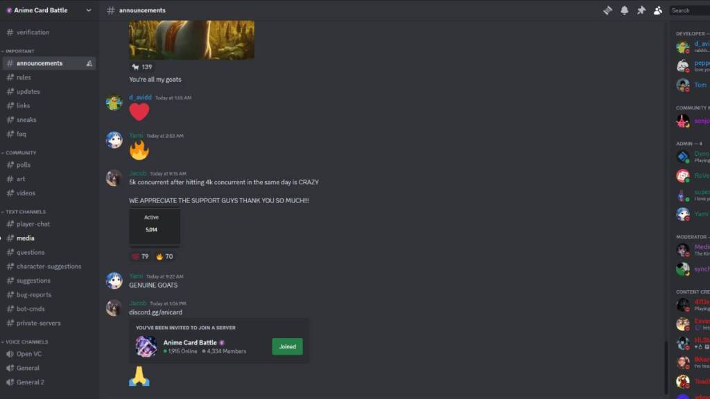 Anime Card Battle Trello & Discord Links | Pro Game Guides