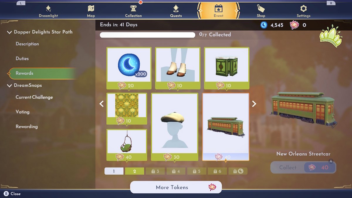 Dapper Delights Star Path - All rewards and tasks (Disney Dreamlight ...