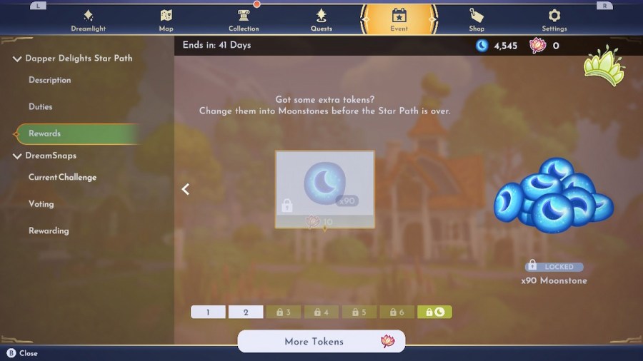 Dapper Delights Star Path - All rewards and tasks (Disney Dreamlight ...