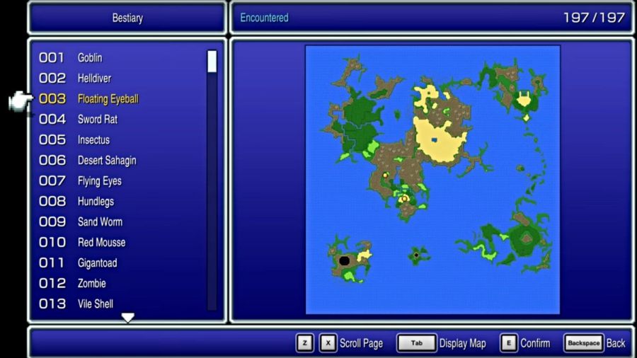 Final Fantasy 4 Pixel Remaster Bestiary & Locations | Pro Game Guides