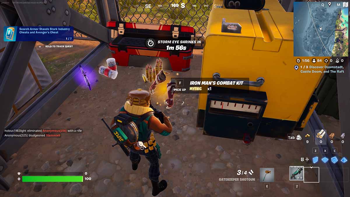 How to get Iron Man's Combat Kit & Flight Kit in Fortnite (Map Location ...