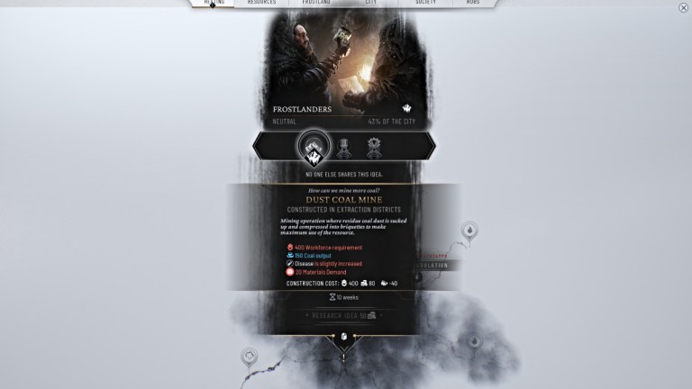 Frostpunk 2 Guide - How to expand New London, Prefabs, Heatstamps ...
