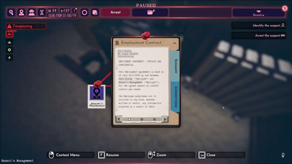 How to find someone in Shadows of Doubt: Fingerprint, phone number ...