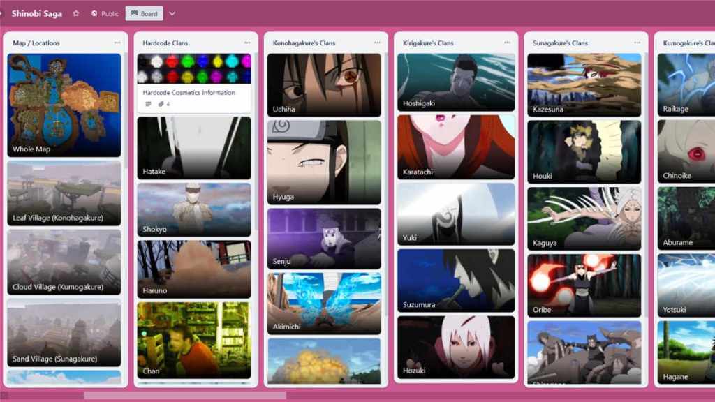 Shinobi Saga Trello Link & Discord Server | Pro Game Guides