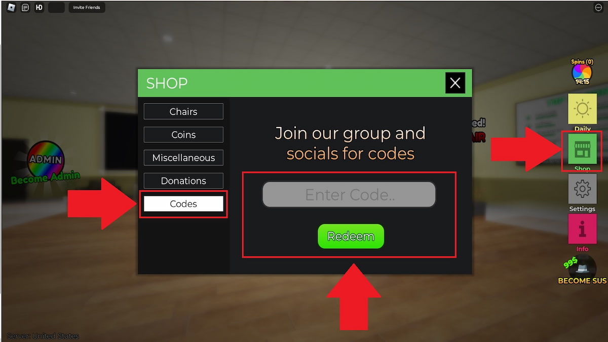 Whos SUS Codes (September 2024) | Pro Game Guides