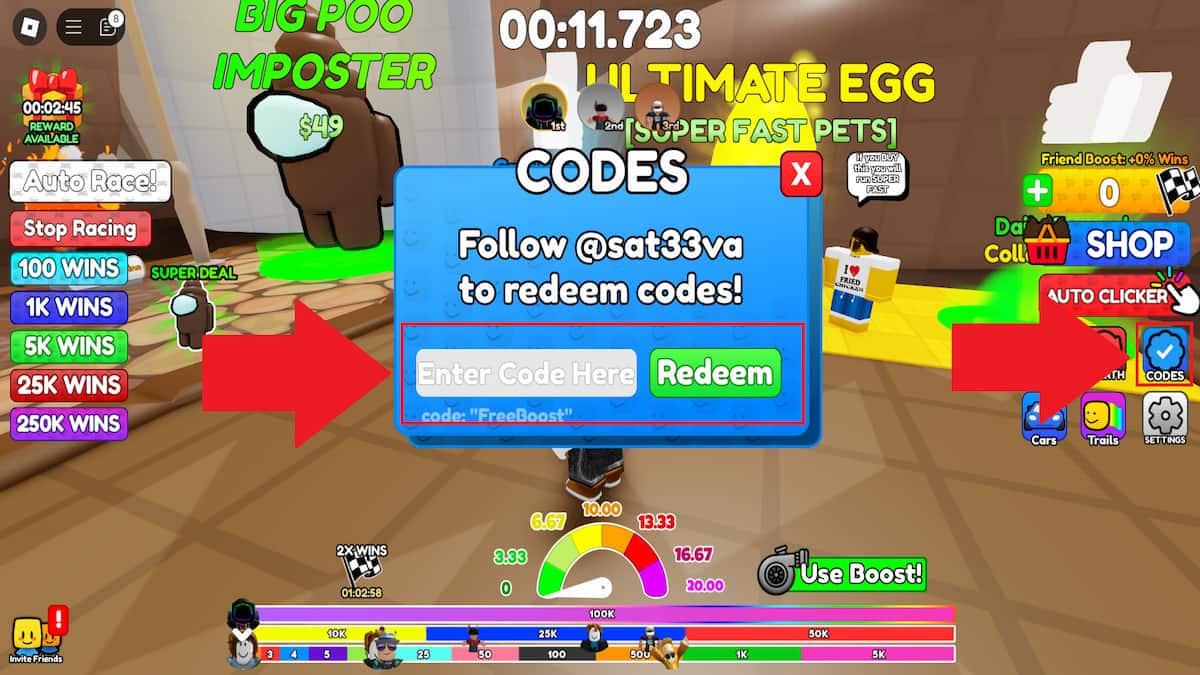 Poo Race Codes (October 2024) | Pro Game Guides