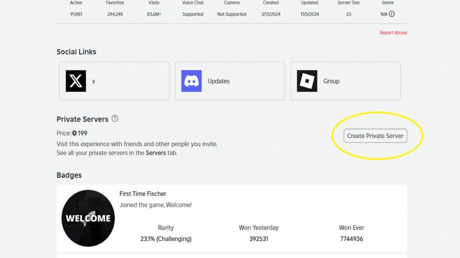 Fisch Private Server Links (May 2026) - Free PS Codes & VIP Access ...