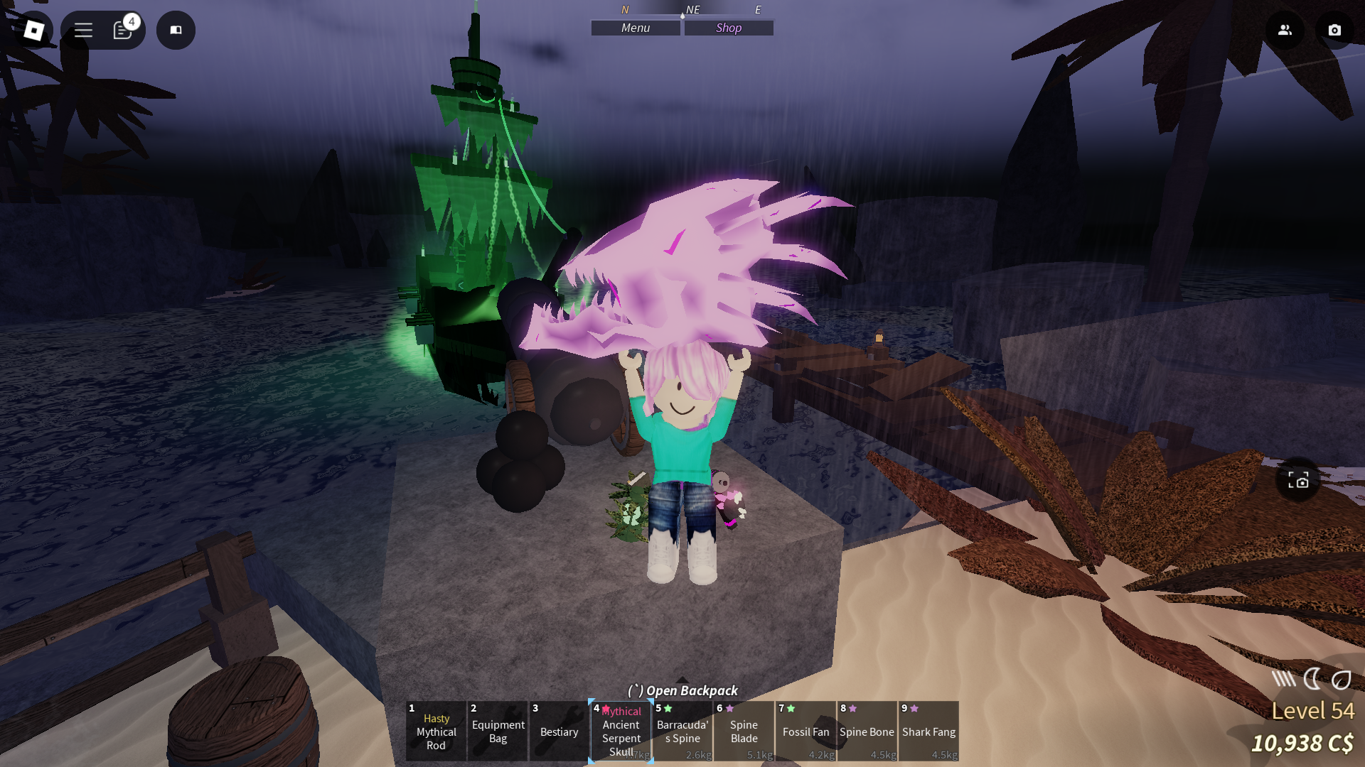 All 10 Prehistoric Fish Bone Locations in Roblox Fisch | Pro Game Guides