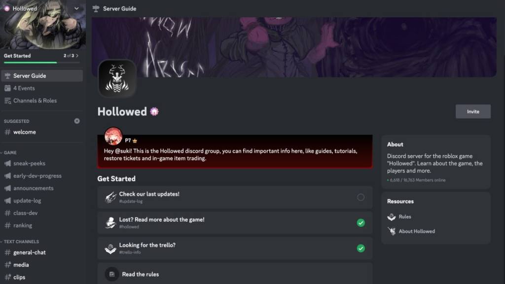 Roblox Hollowed Trello and Discord Links | Pro Game Guides
