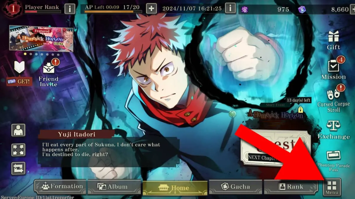 Jujutsu Kaisen Phantom Parade Codes (December 2025) | Pro Game Guides