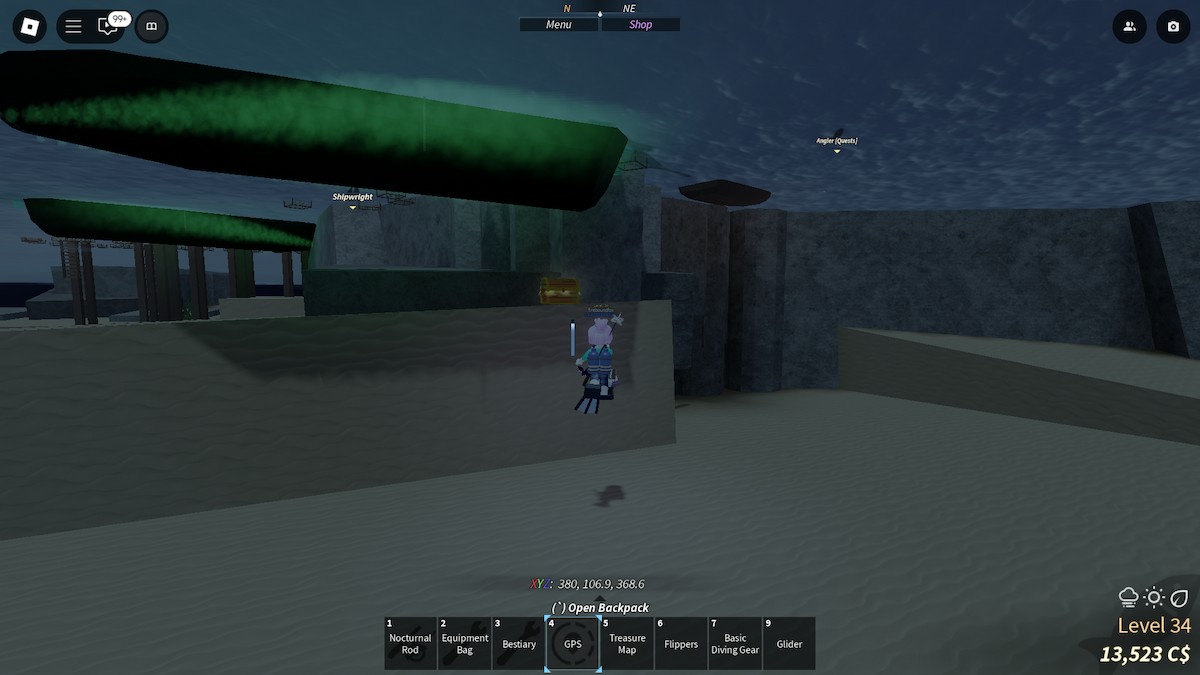 How to get the Sunken Rod in Fisch - Roblox | Pro Game Guides