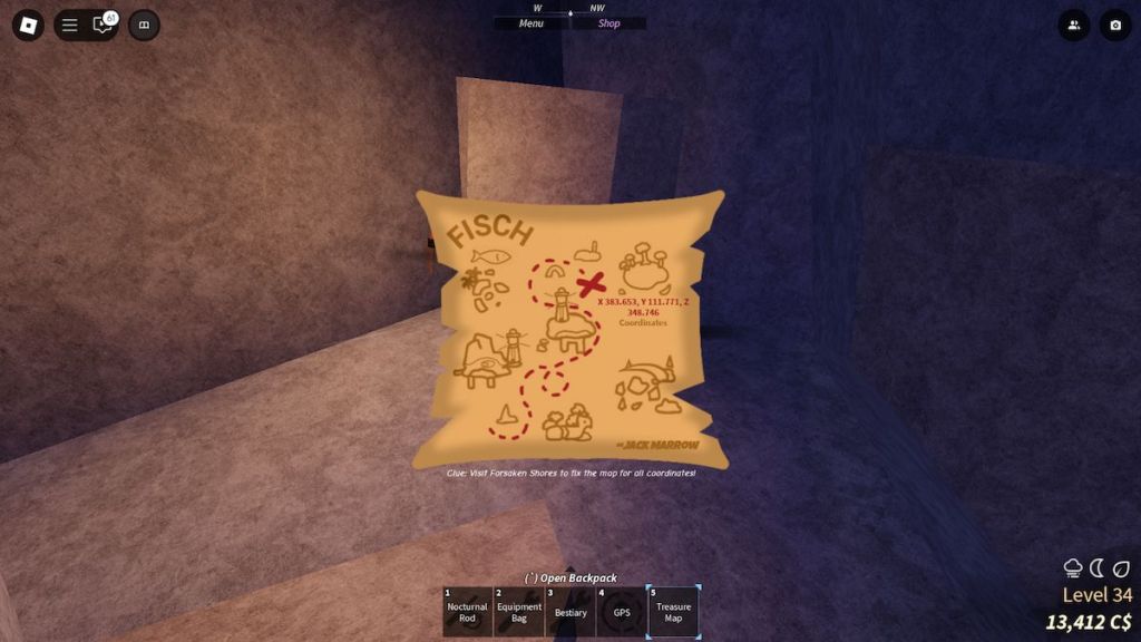 How to get the Sunken Rod in Fisch - Roblox | Pro Game Guides