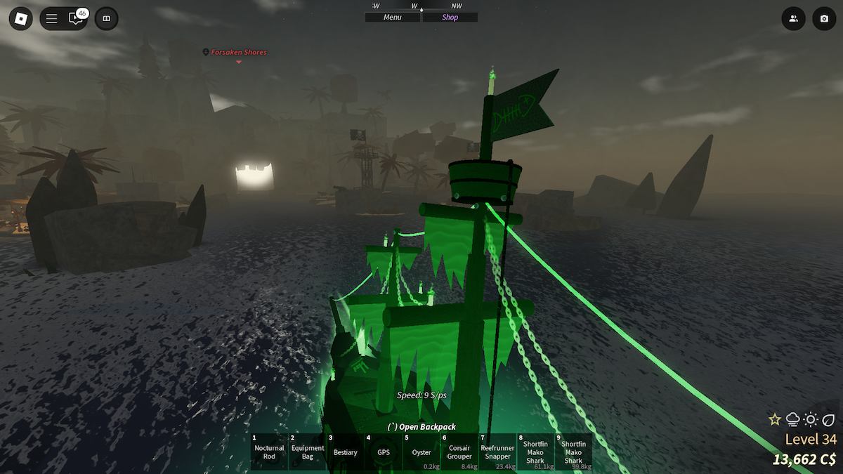 How to get the Sunken Rod in Fisch - Roblox | Pro Game Guides