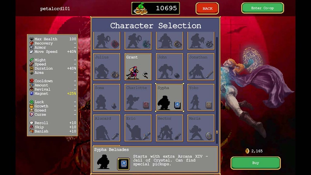 How to beat Slogra and Gaibon in Vampire Survivors Ode to Castlevania ...