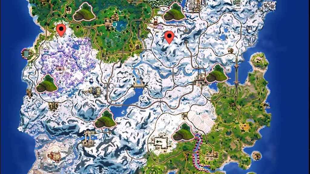 All Fortnite Winterfest Map Locations & Presents List (December 2024 ...