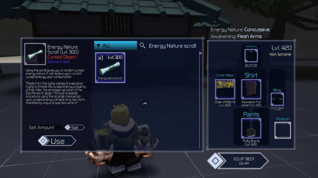 How to get Energy Nature Scrolls in Jujutsu Infinite - Roblox | Pro Game Guides