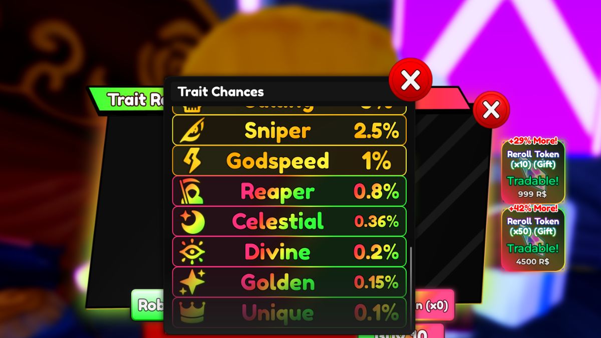 Anime Adventures Traits Tier List & Reroll Guide [UPD 19 RERELEASE ...