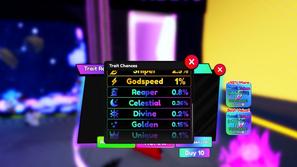 Anime Realms Traits Tier List & Reroll Guide [RELEASE] | Pro Game Guides