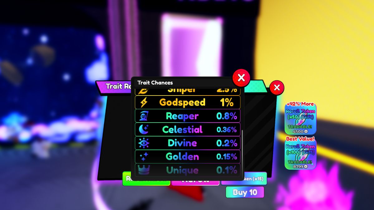 Anime Realms Traits Tier List & Reroll Guide [RELEASE] | Pro Game Guides