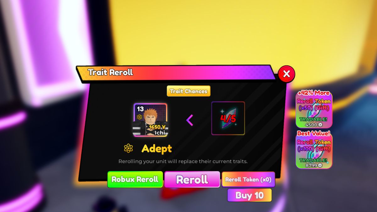 Anime Realms Traits Tier List & Reroll Guide [RELEASE] | Pro Game Guides