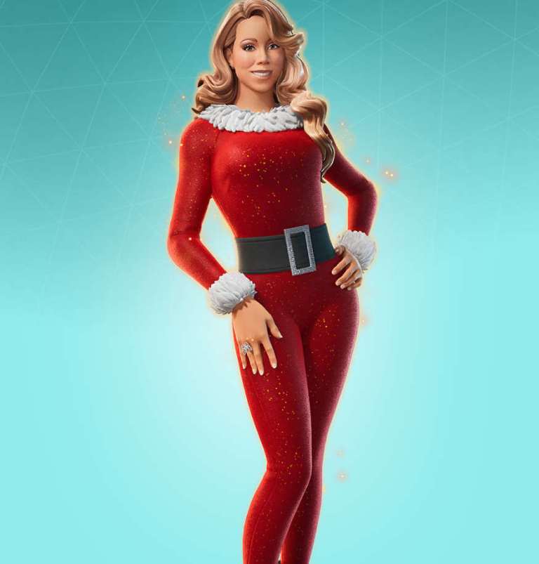 Fortnite Santa Suit Mariah Skin - Character, PNG, Images - Pro Game Guides