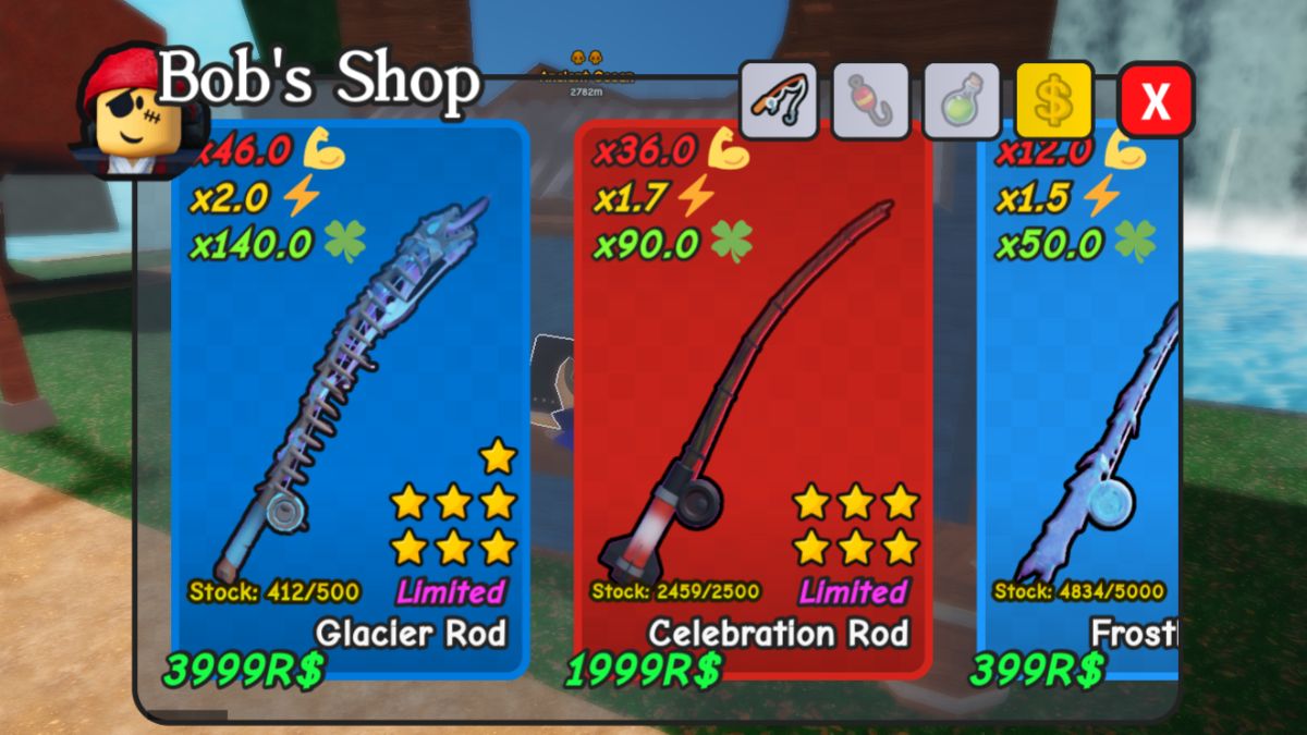 All Rods in Go Fishing and How to Get Them [Christmas Update] - New Limited Rods | Pro Game Guides