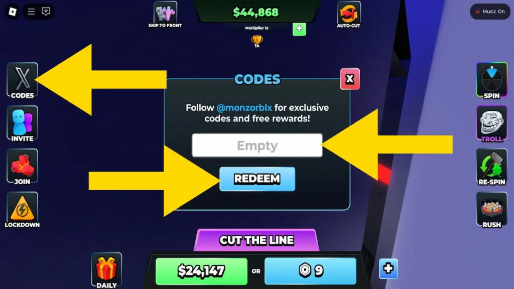 Line to Fight Codes (January 2025) | Pro Game Guides