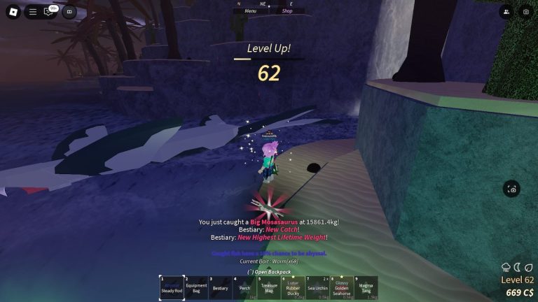 How to Find and Catch the Mosasaurus in Fisch | Pro Game Guides