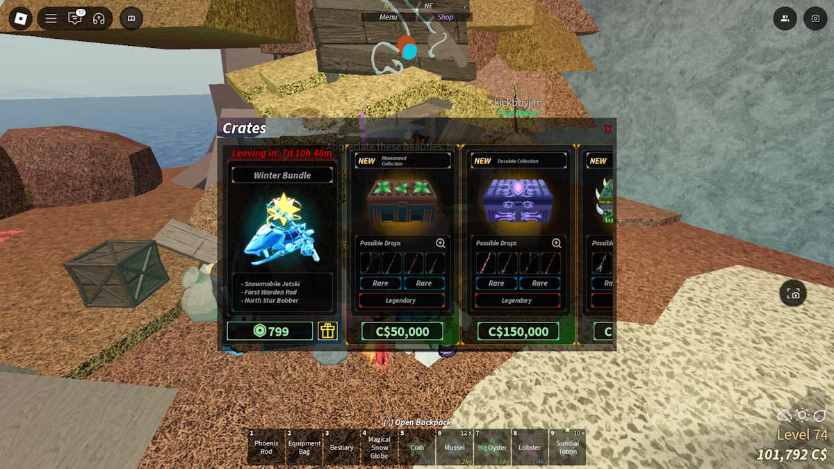 How to Customize Your Fishing Rods in Fisch - All Crate Rod Skins | Pro ...