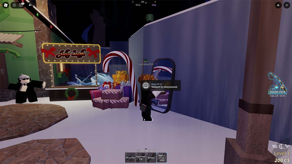 How to find and use the Snow Globe in Fisch [Fischmas Winter Update ...