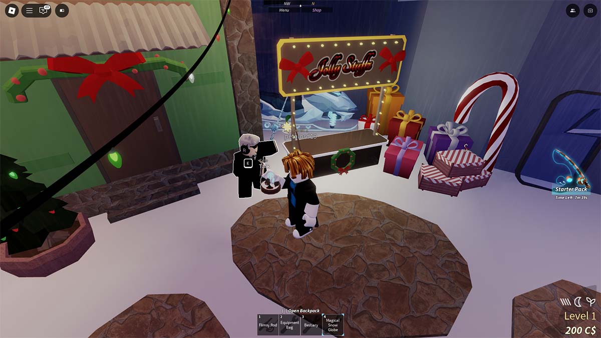 How to find and use the Snow Globe in Fisch [Fischmas Winter Update ...