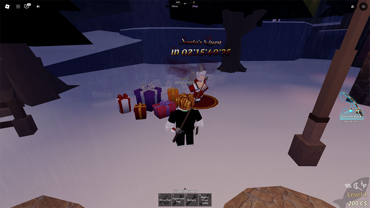 How to find and use the Snow Globe in Fisch [Fischmas Winter Update ...