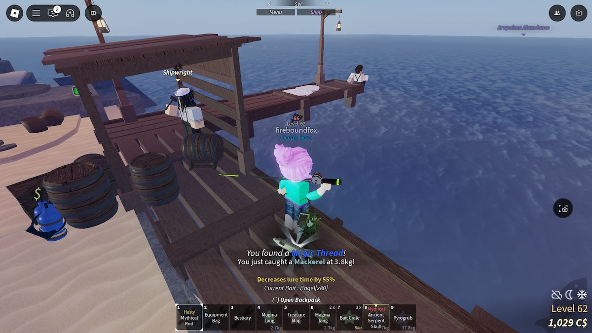 All Fisch Magic Thread Locations & Uses | Pro Game Guides