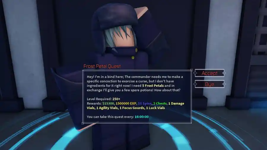 Jujutsu Infinite: All Daily Quest NPC Locations (Map) | Pro Game Guides