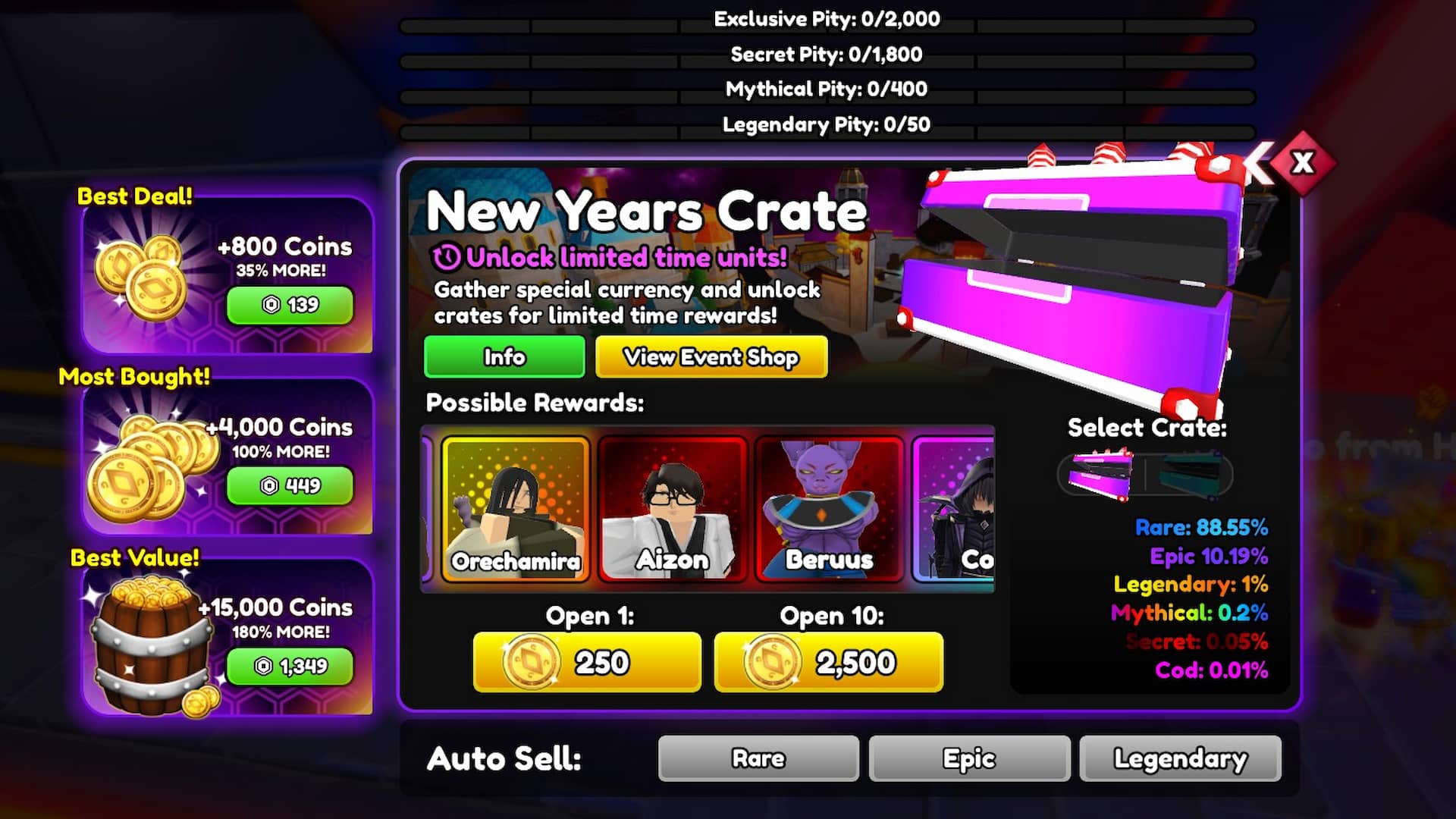 How to Get and Evolve Aizen in Anime Reborn | Pro Game Guides