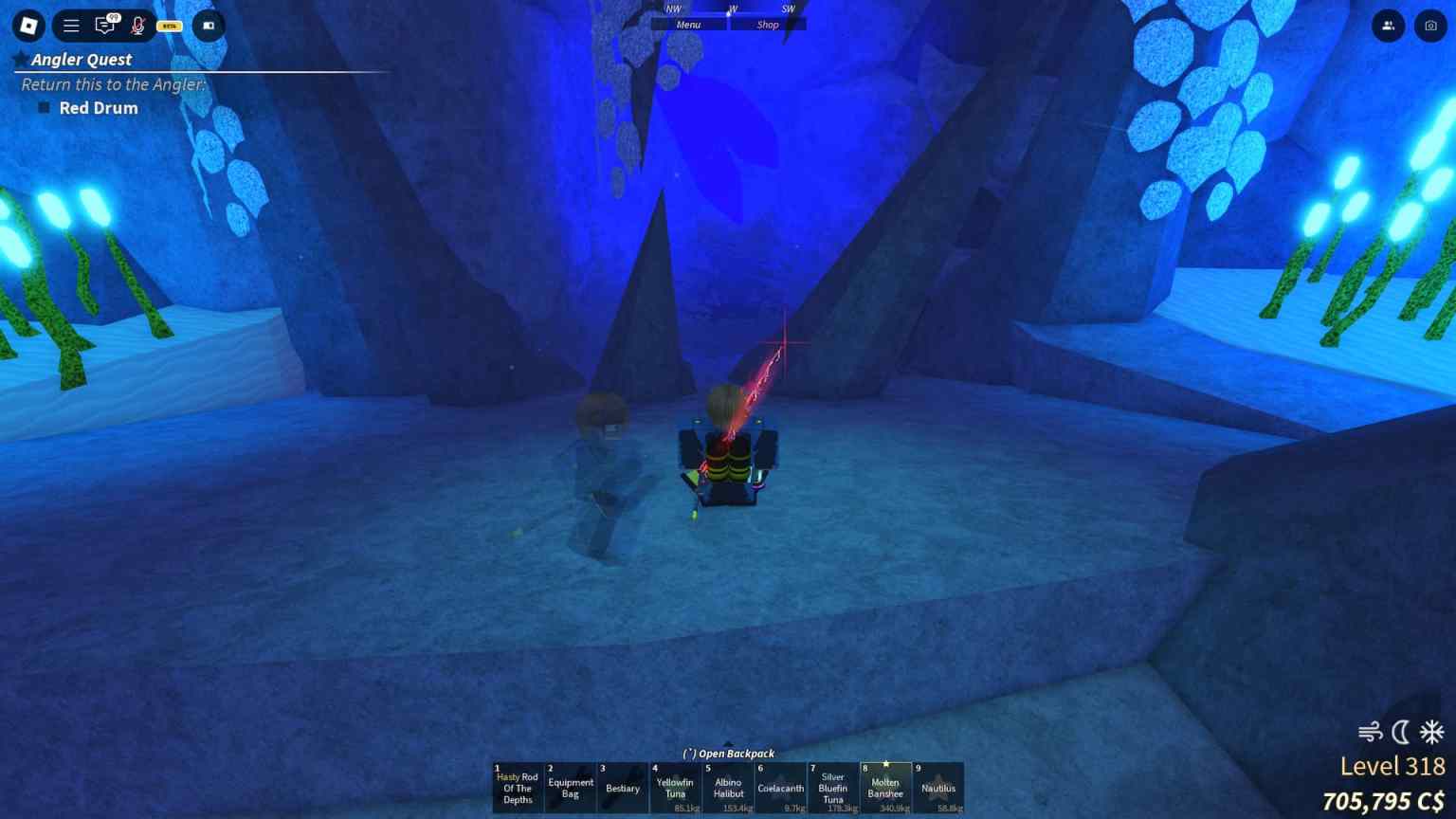 How to Solve Ethereal Abyss Trial - Fisch Abyssal Specter Rod
