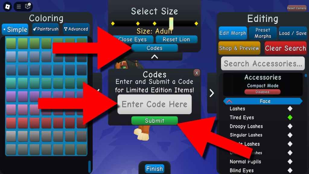 A Lion's Pride Codes (January 2025) | Pro Game Guides