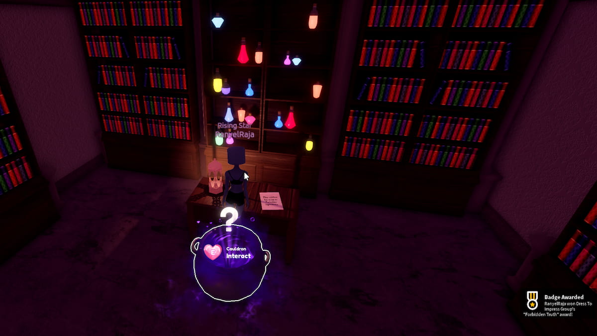 How to get the Forbidden Truth Badge in Dress to Impress (DTI) - Roblox ...