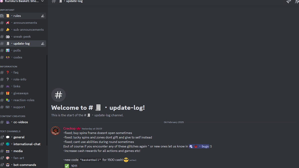 Kuroku's Basket Showdown Trello and Discord Links - Roblox | Pro Game Guides