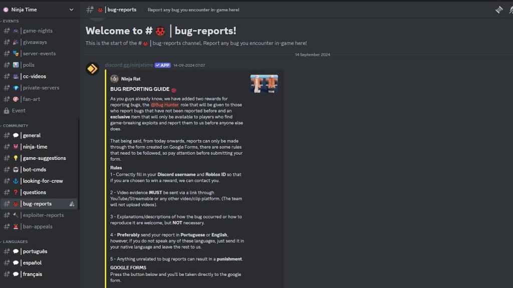 Official Ninja Time Trello Link & Discord - Roblox | Pro Game Guides