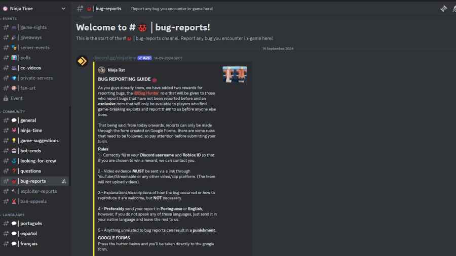 Official Ninja Time Trello Link & Discord - Roblox | Pro Game Guides