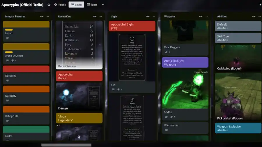 Official Apocrypha Trello Link & Discord | Pro Game Guides